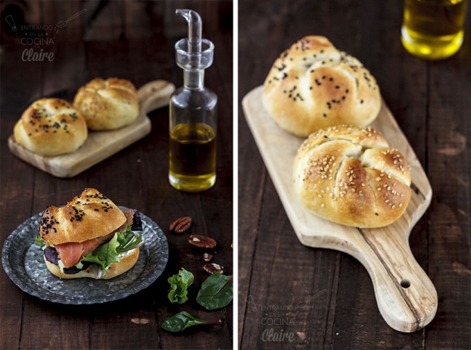 Panecillos Kaiser o panes de Viena